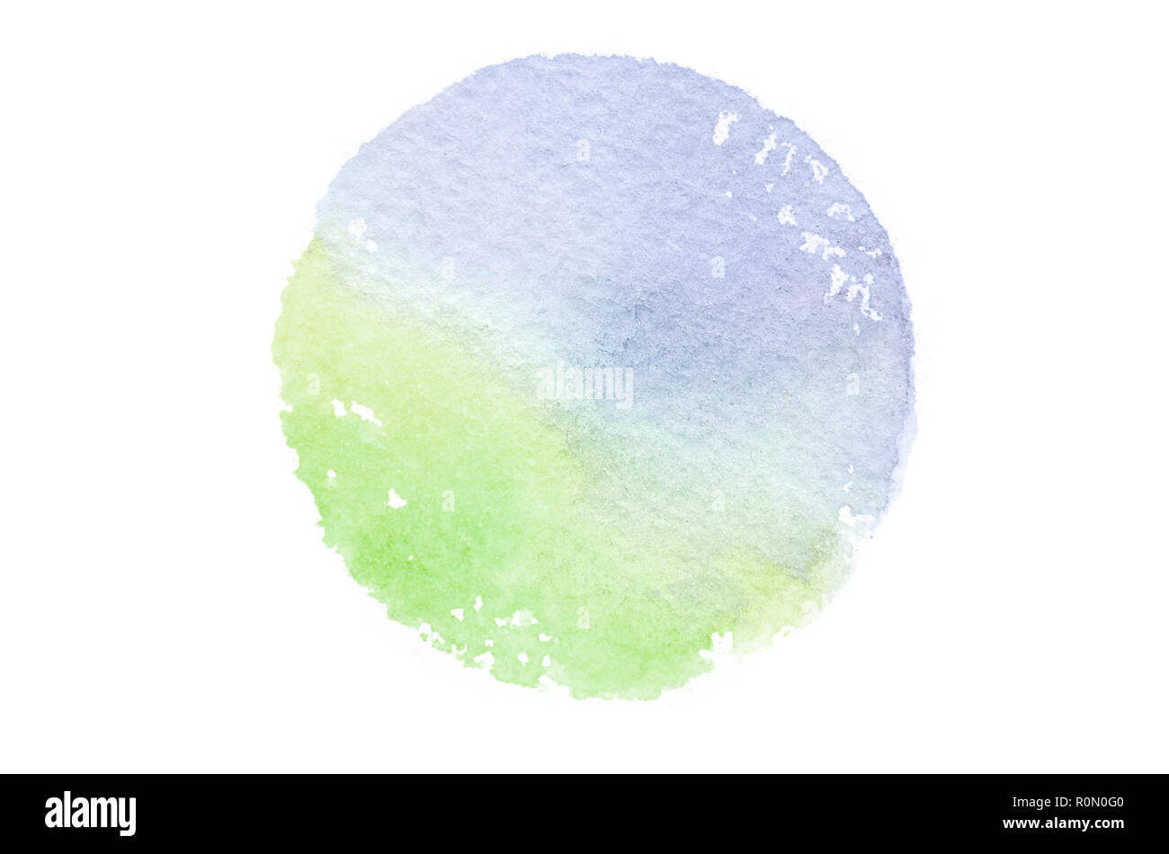 Background image of abstract watercolor spots forming a round shape of ...