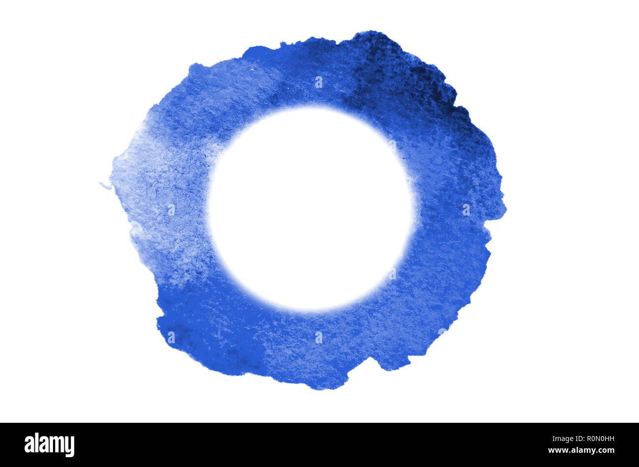 Background image of abstract watercolor spots forming a random shape of ...