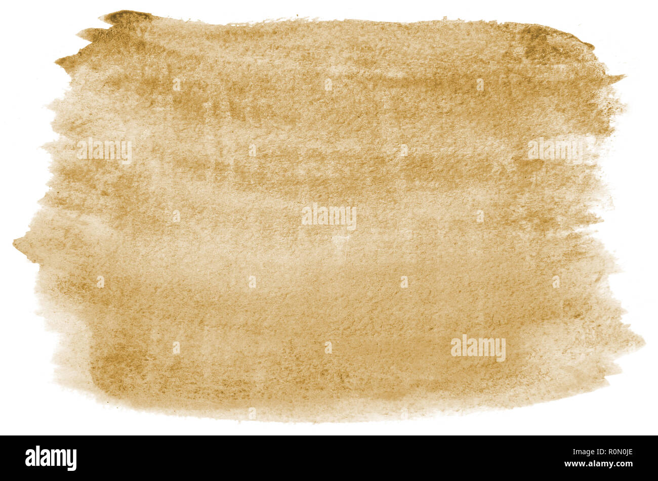 Hand drawn orange watercolor shape for your design. Creative painted ...