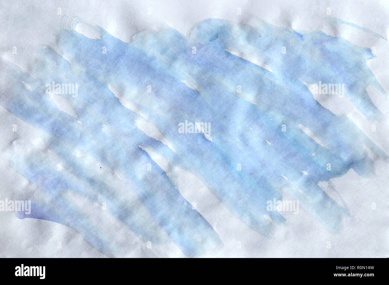 Colorful blue violet pink watercolor wet brush paint liquid background ...