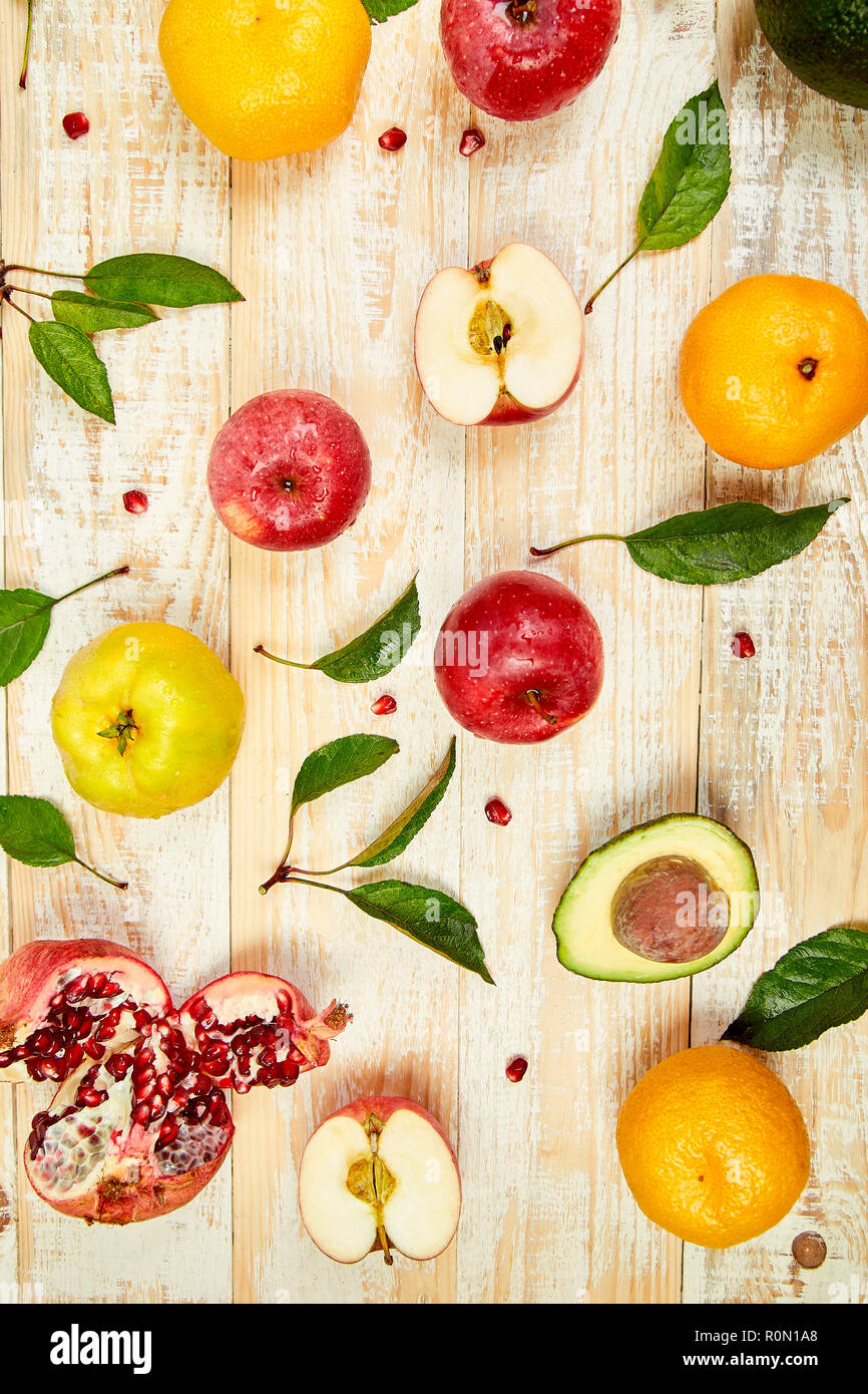 Organic food background. Healthy food selection, clean eating selection ...