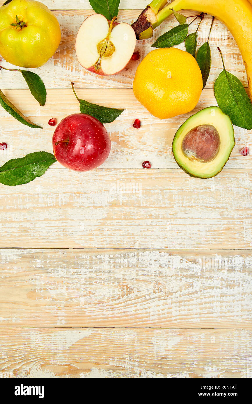 Organic food background. Healthy food selection, clean eating selection ...