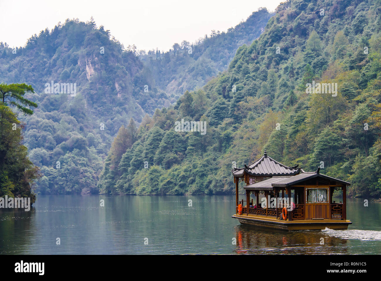 Baofeng Lake In Wulingyuan Scenic Area Is A Unesco World Heritage Site