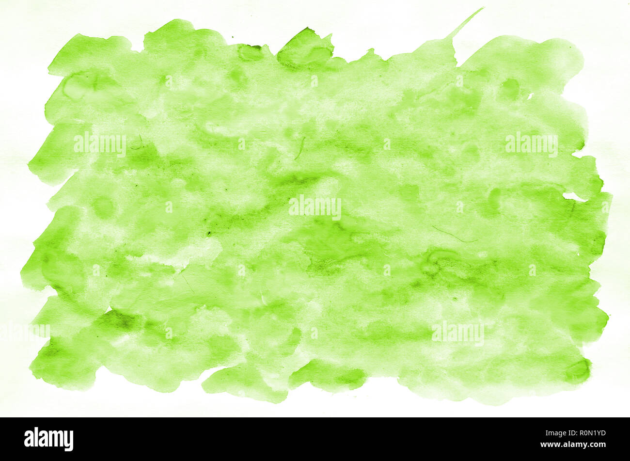 Light green watercolor background on white paper. For the text ...
