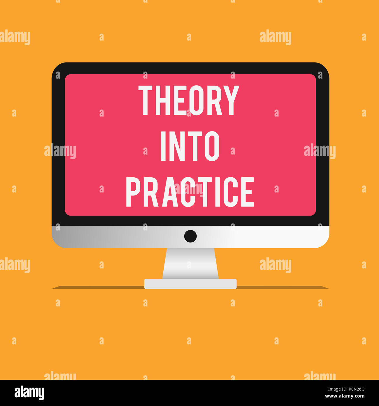 Writing note showing Theory Into Practice. Business photo showcasing ...