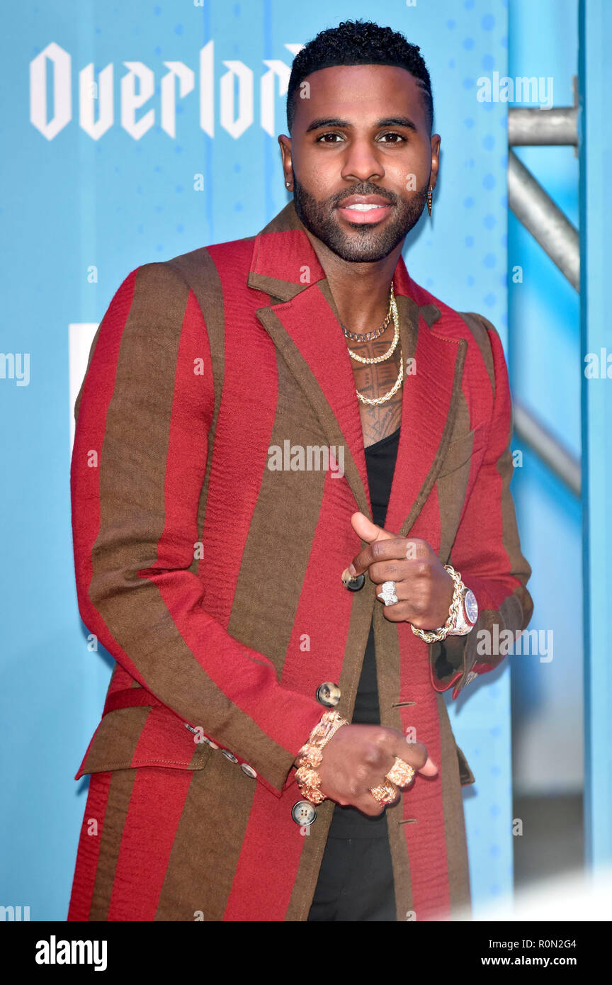 Jason Derulo attending the MTV European Music Awards 2018 at the ...