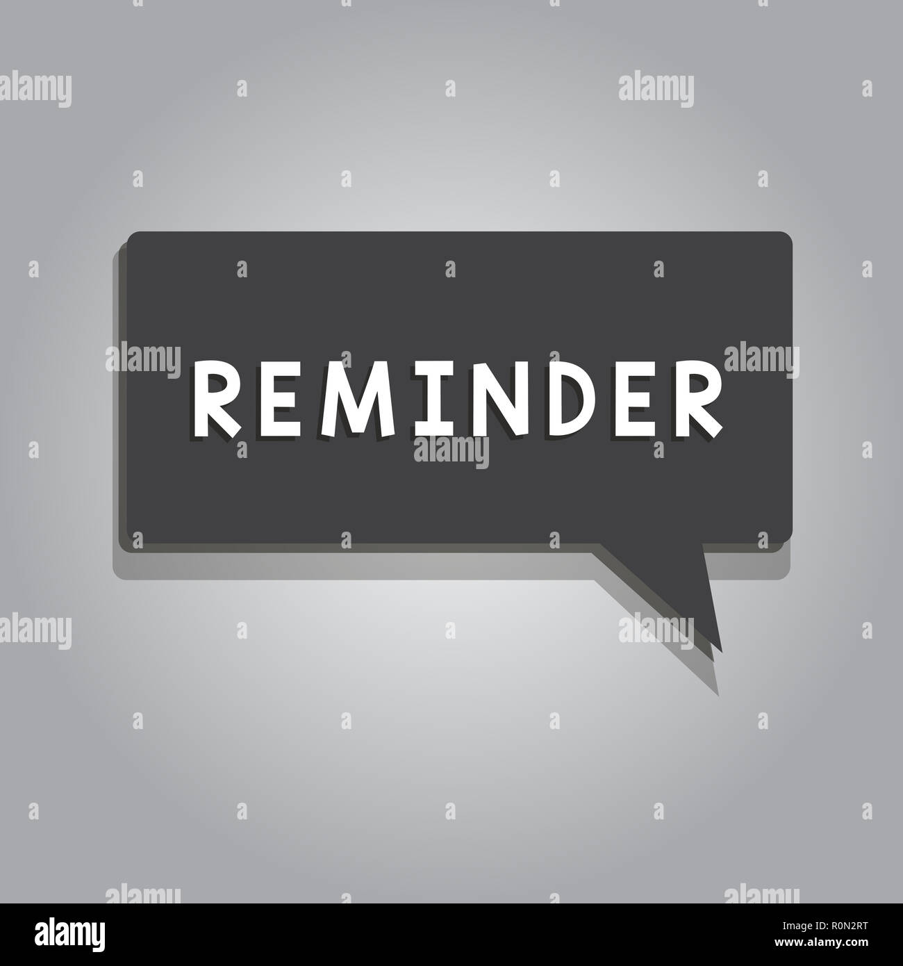 Text sign showing Reminder. Conceptual photo thing that causes someone ...