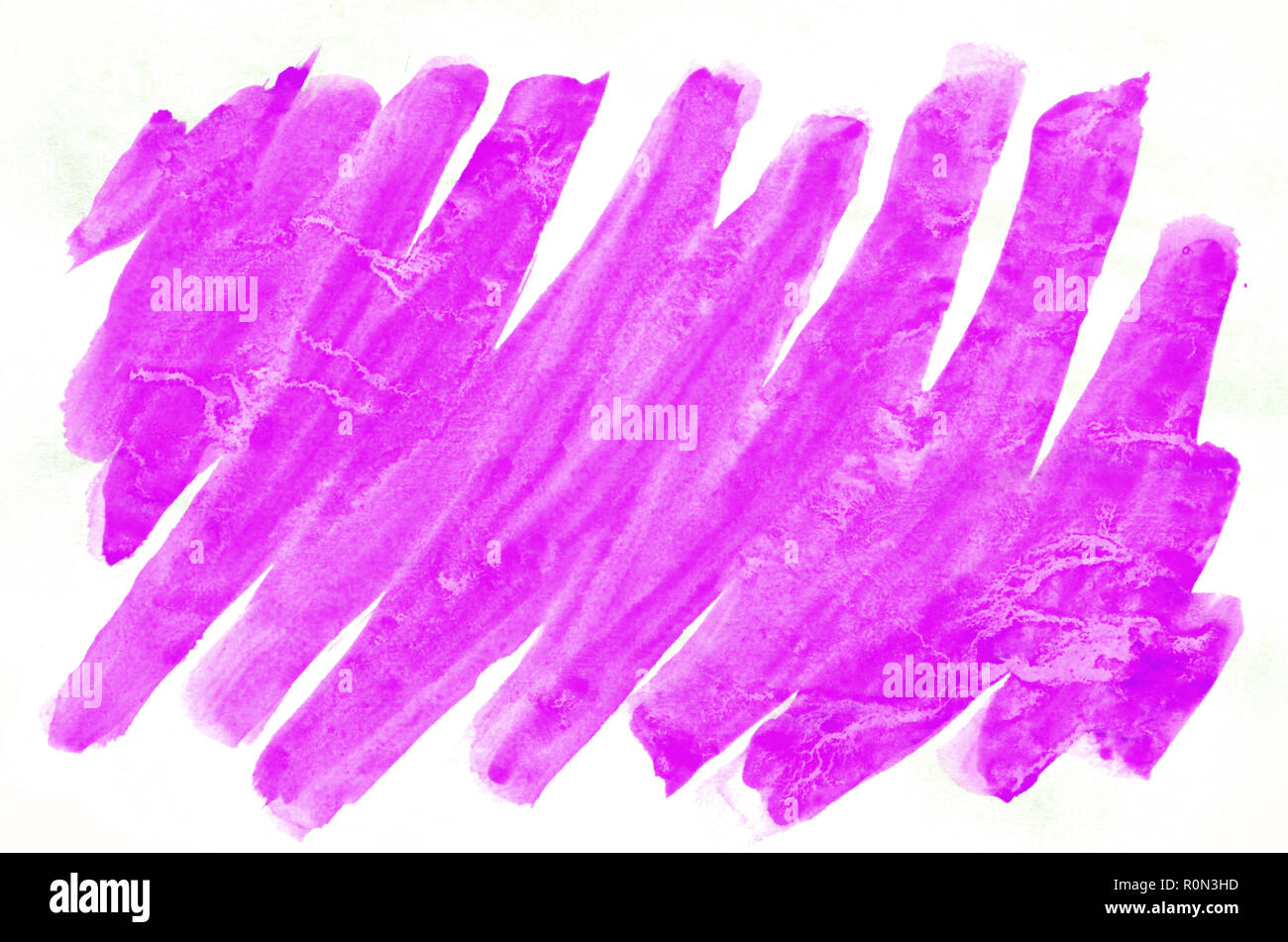 Colorful blue violet pink watercolor wet brush paint liquid background ...