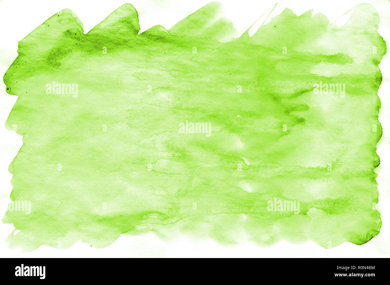Light green watercolor background on white paper. For the text ...