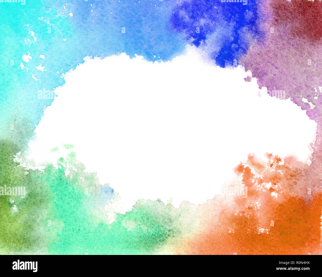 Background image of abstract watercolor stains that form random shapes ...
