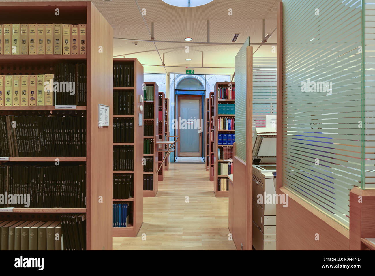 Wien, Justizpalast, Bibliothek - Vienna, Palace of Justice, Library ...