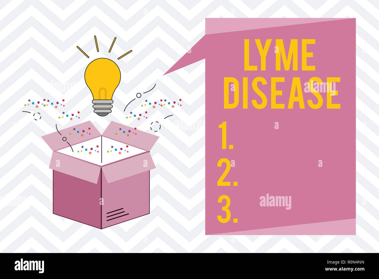 Text sign showing Lyme Disease. Conceptual photo Form of arthritis ...
