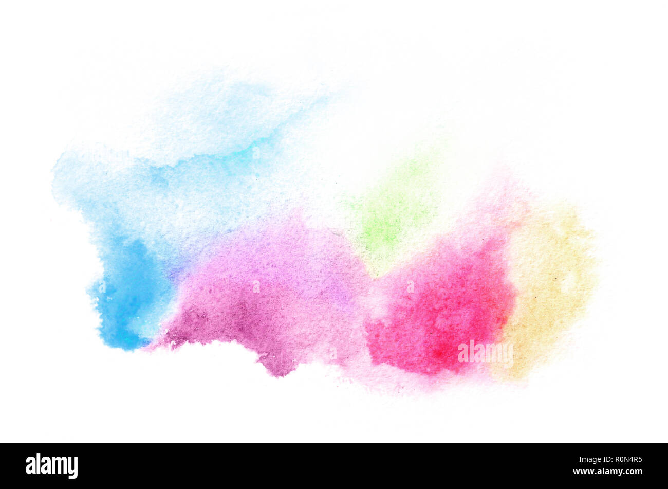 Hand drawn watercolor shape in mixed tones for your design. Creative ...