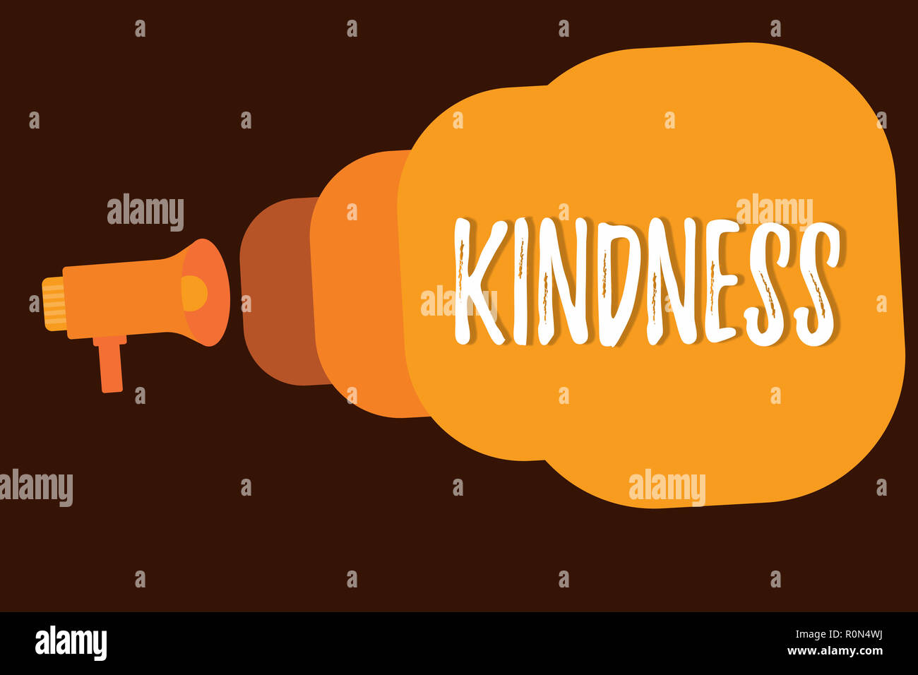 Handwriting text writing Kindness. Concept meaning quality of being ...