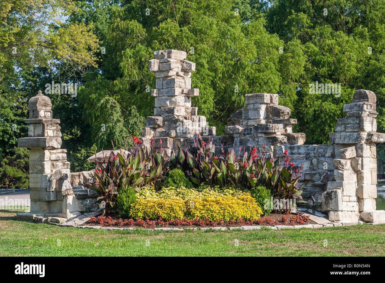 Landscape of Tower Grove Park Stock Photo - Alamy