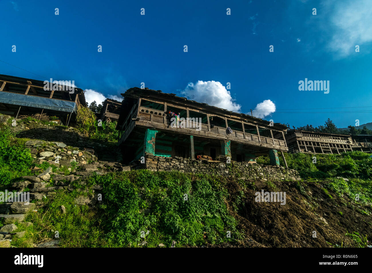 A Traditional Himalayan Wooden House in Sankri Range, Uttrakhand, India ...