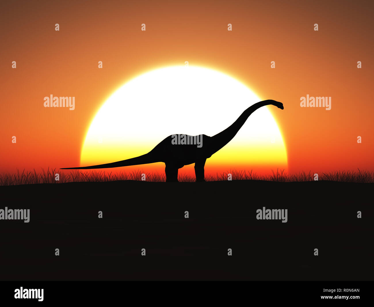 Brontosaurus apatosaurus hi-res stock photography and images - Alamy