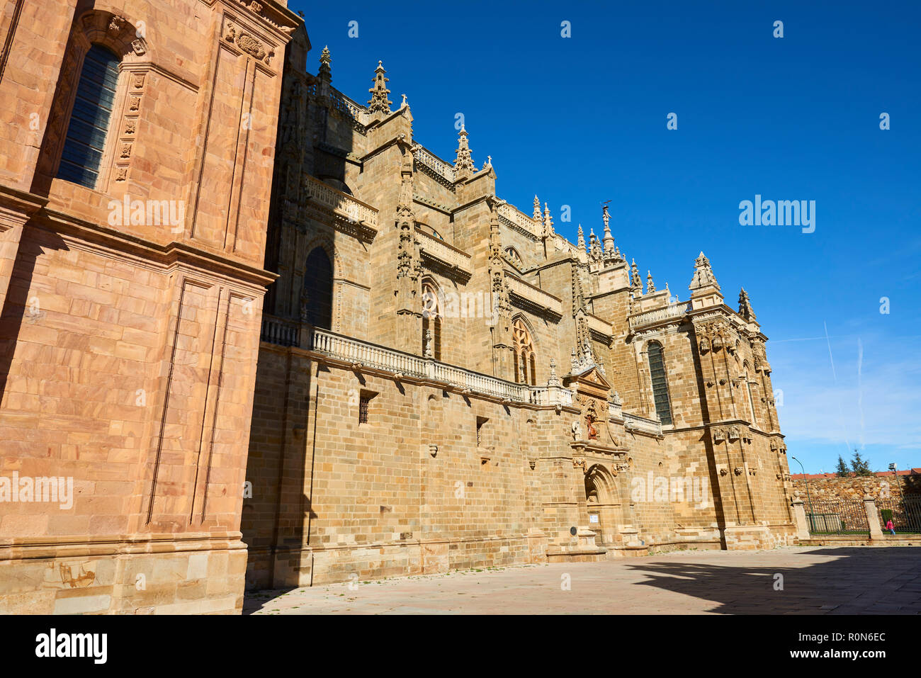 Cathedral, Astorga, Via de la Plata (Silver Route), Leon province ...