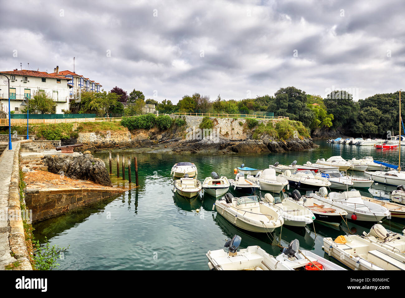 Mundaka, Biosphere Reserve Urdaibai, Biscay, Basque Country, Spain ...