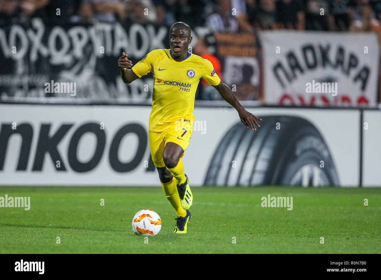 N'golo kante tackle hi-res stock photography and images - Alamy