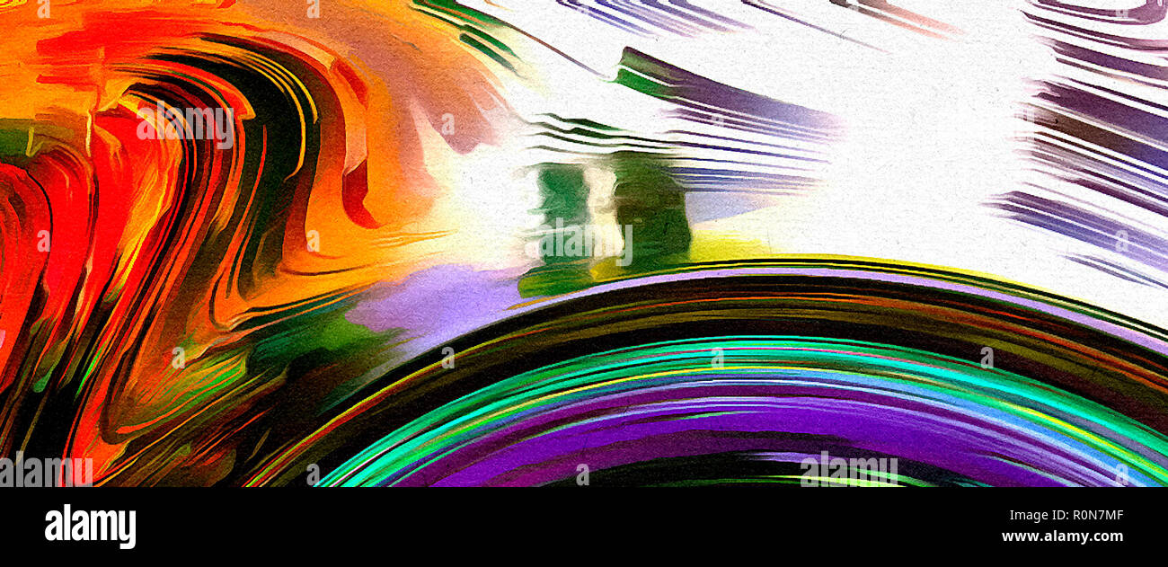 Oil painting abstract background in fashion impressionism style. Hand ...