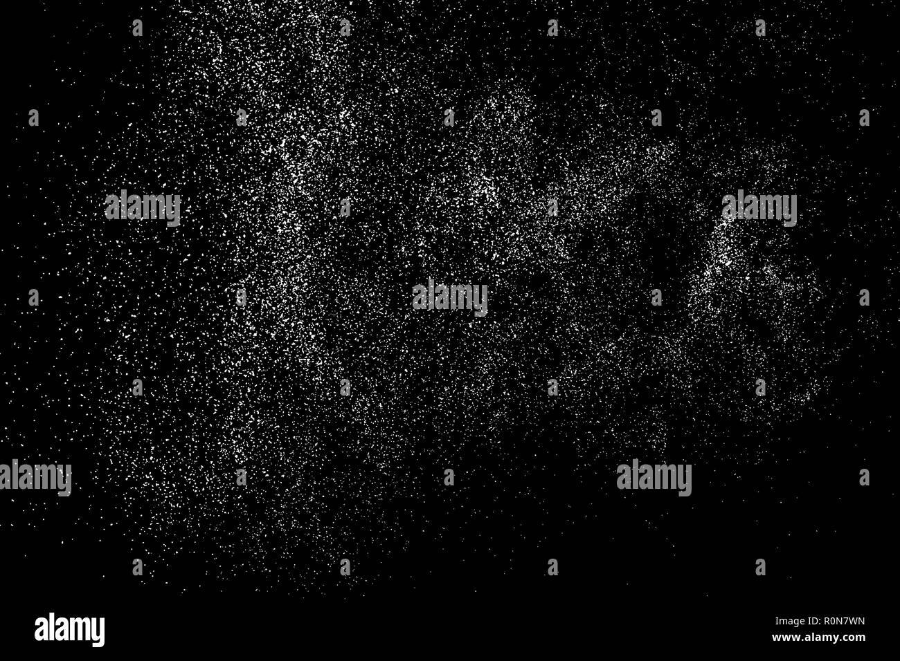 Grain abstract texture isolated on black background. Noise design ...