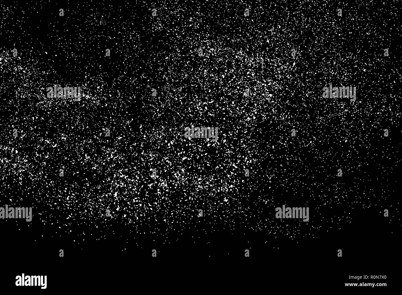 Grain abstract texture isolated on black background. Noise design ...