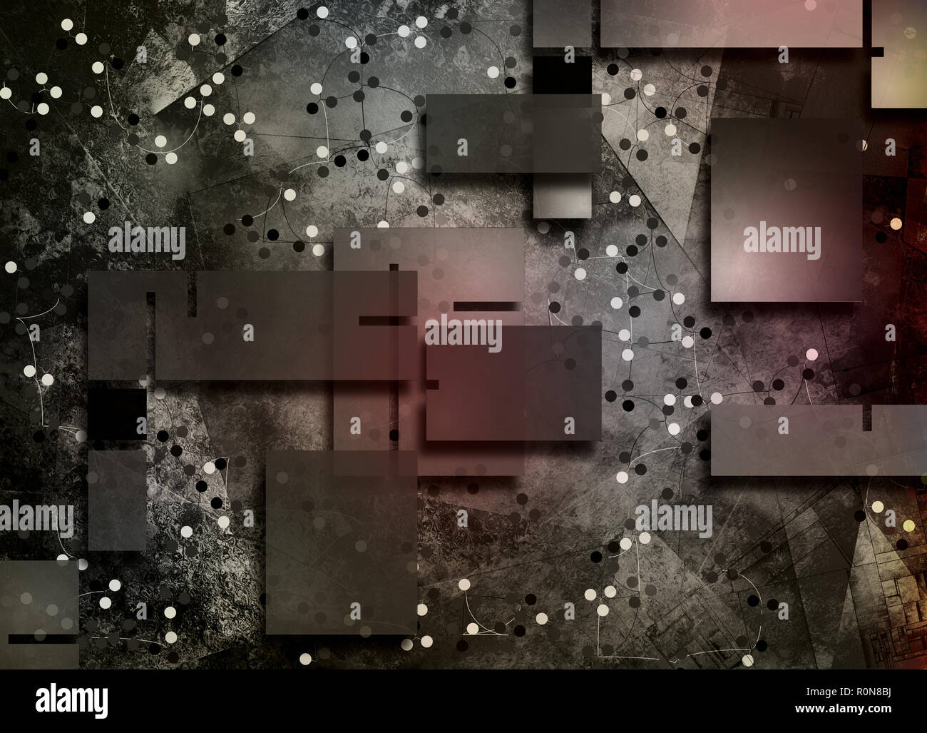 Abstract composition of geometric figures Stock Photo - Alamy