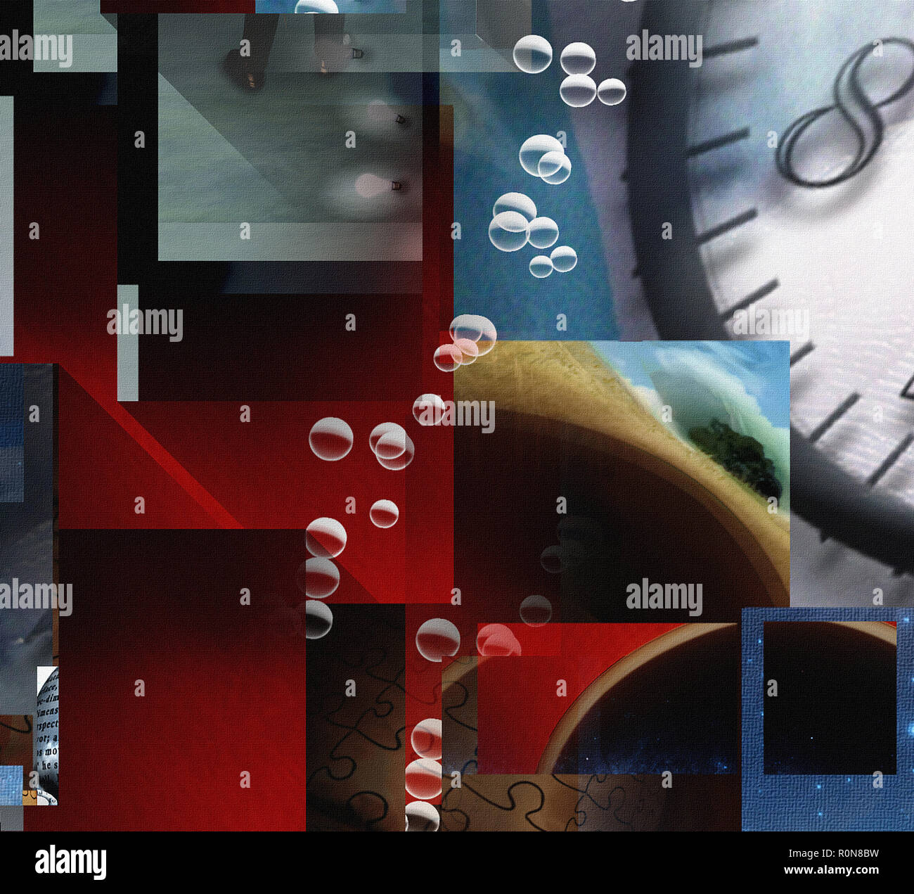 Complex Surreal Abstract Art. The Layers of Existence Stock Photo - Alamy