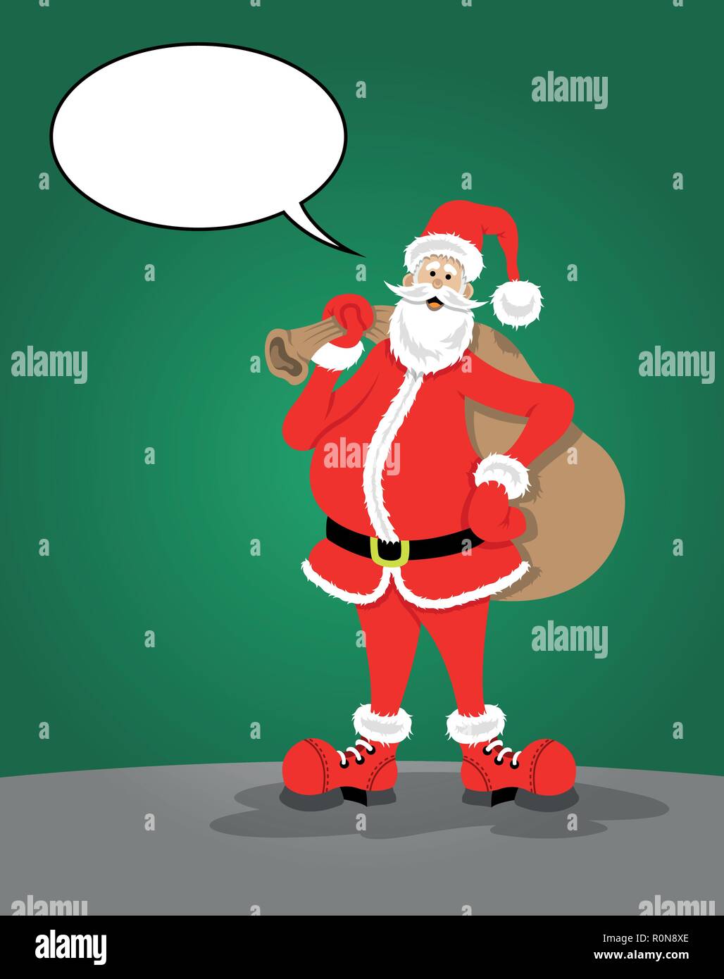 Claus talking Stock Vector Images - Alamy