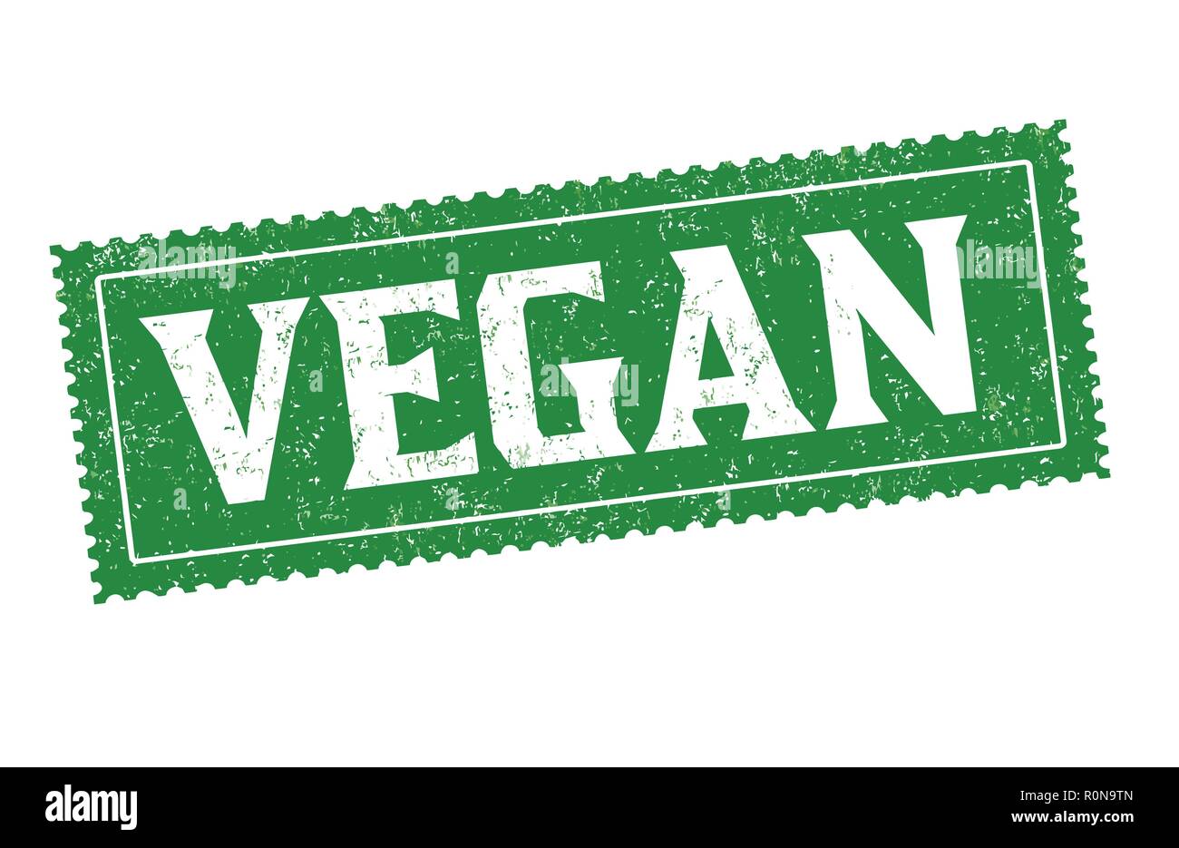 Vegan sign or stamp on white background, vector illustration Stock ...