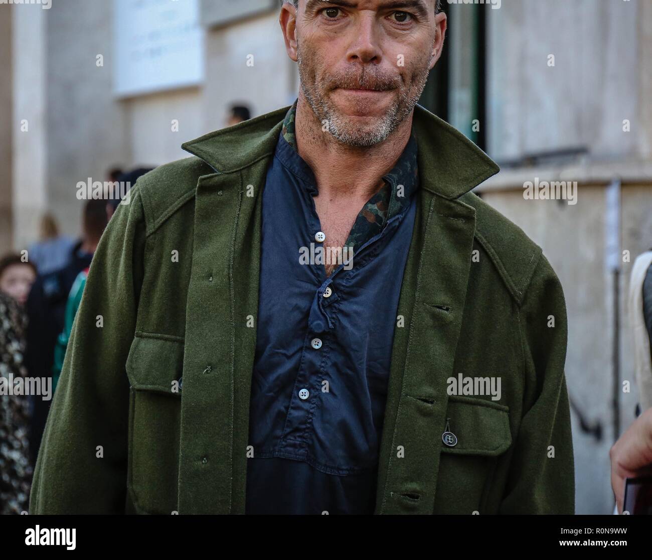 PARIS, France- September 26 2018: Markus Ebner on the street during the ...