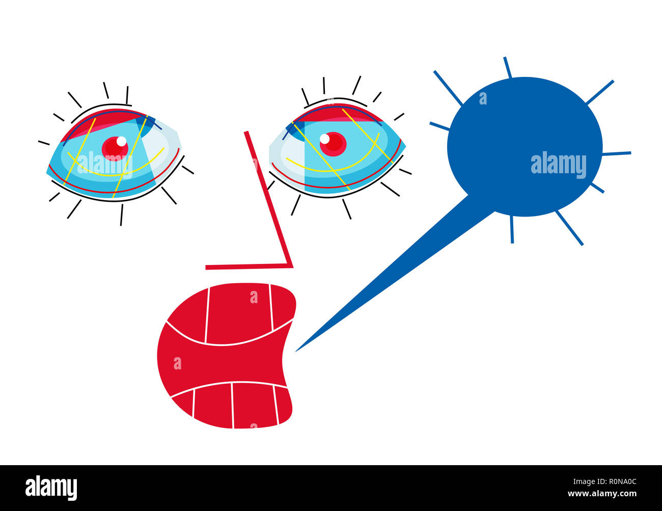 Scream, anger and talk balloon illustration of scream and talk balloon ...