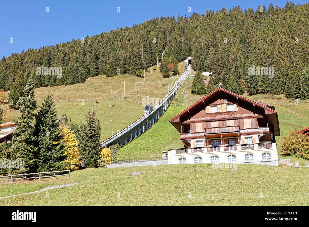 Murren train hi-res stock photography and images - Alamy