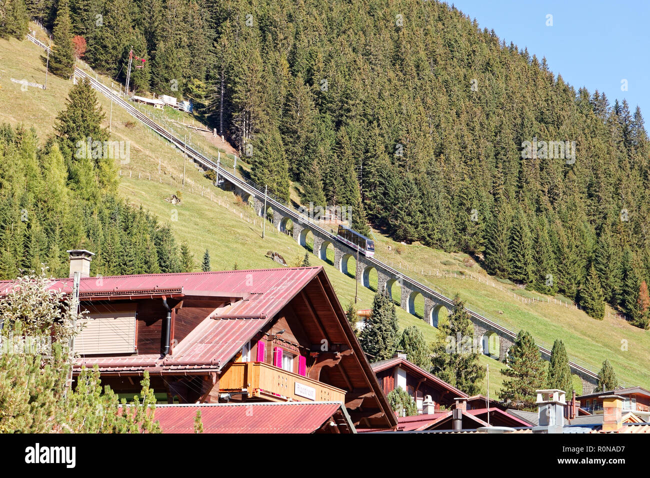 Lauterbrunnen and murren train hi-res stock photography and images - Alamy