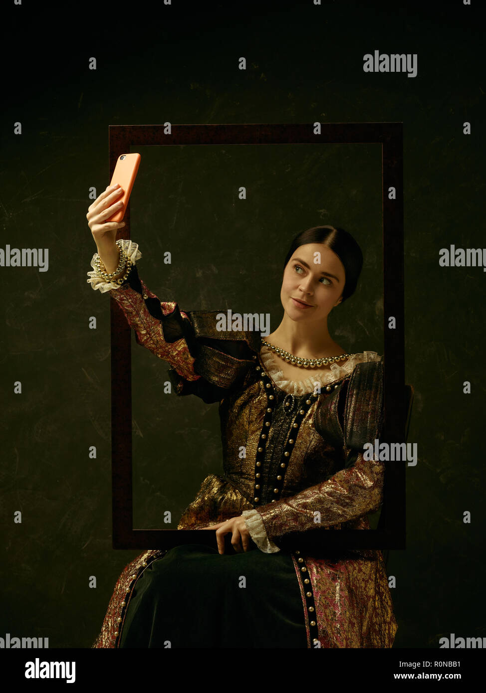 Princess phone costume hi-res stock photography and images - Alamy