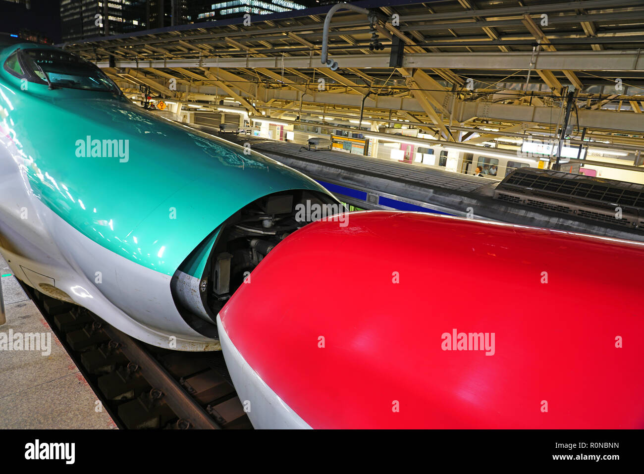Hayabusa E5 Shinkansen Bullet Train High Resolution Stock Photography and Images - Alamy