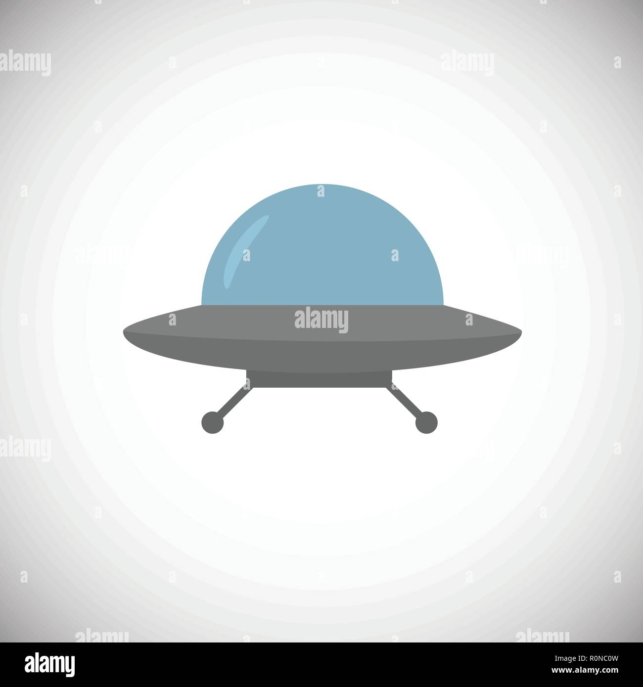 Ufo aircraft icon on white background icon Stock Vector Image & Art - Alamy