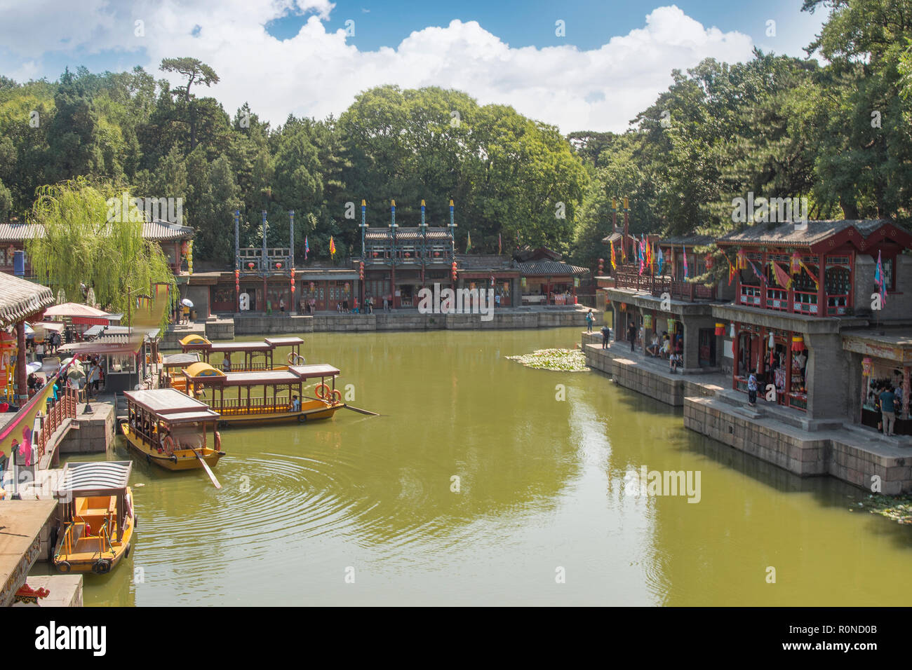 Summer Imperial Palace on the outskirts of Beijing. China Stock Photo ...