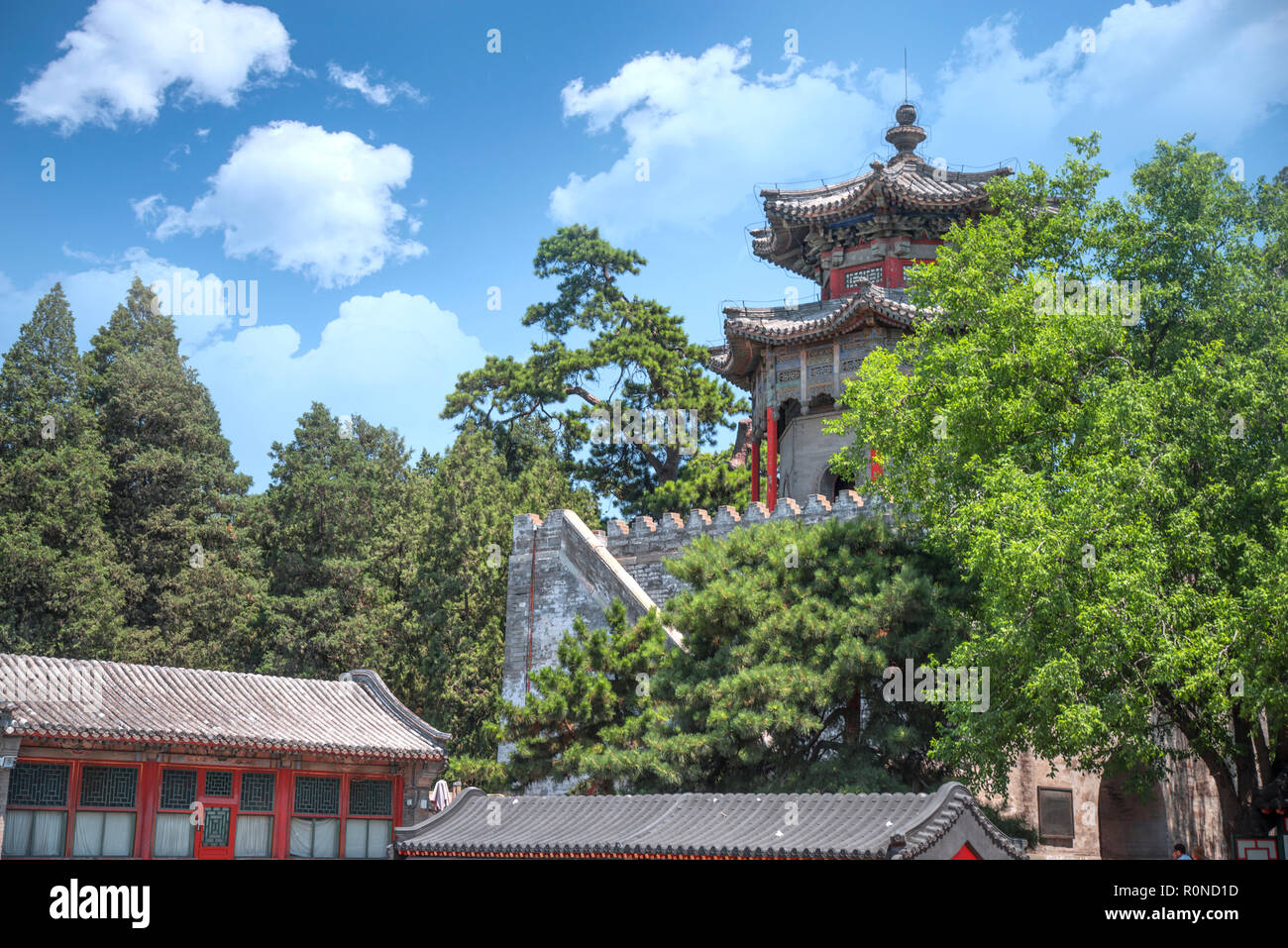 Summer Imperial Palace on the outskirts of Beijing. China Stock Photo ...