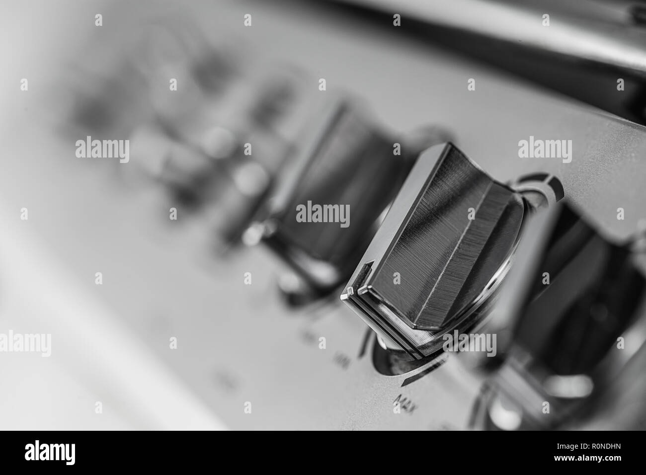 1980s Silver retro radio boom box on white background Stock Photo - Alamy