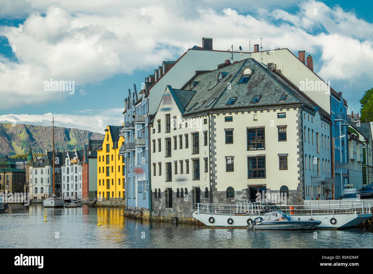 Alesund is a city in the Norwegian fjords Stock Photo - Alamy