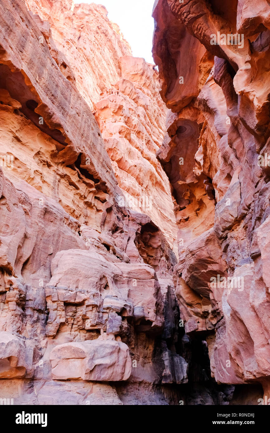 The Jordanian desert at Wadi Rum or Valley of the Moon Stock Photo - Alamy