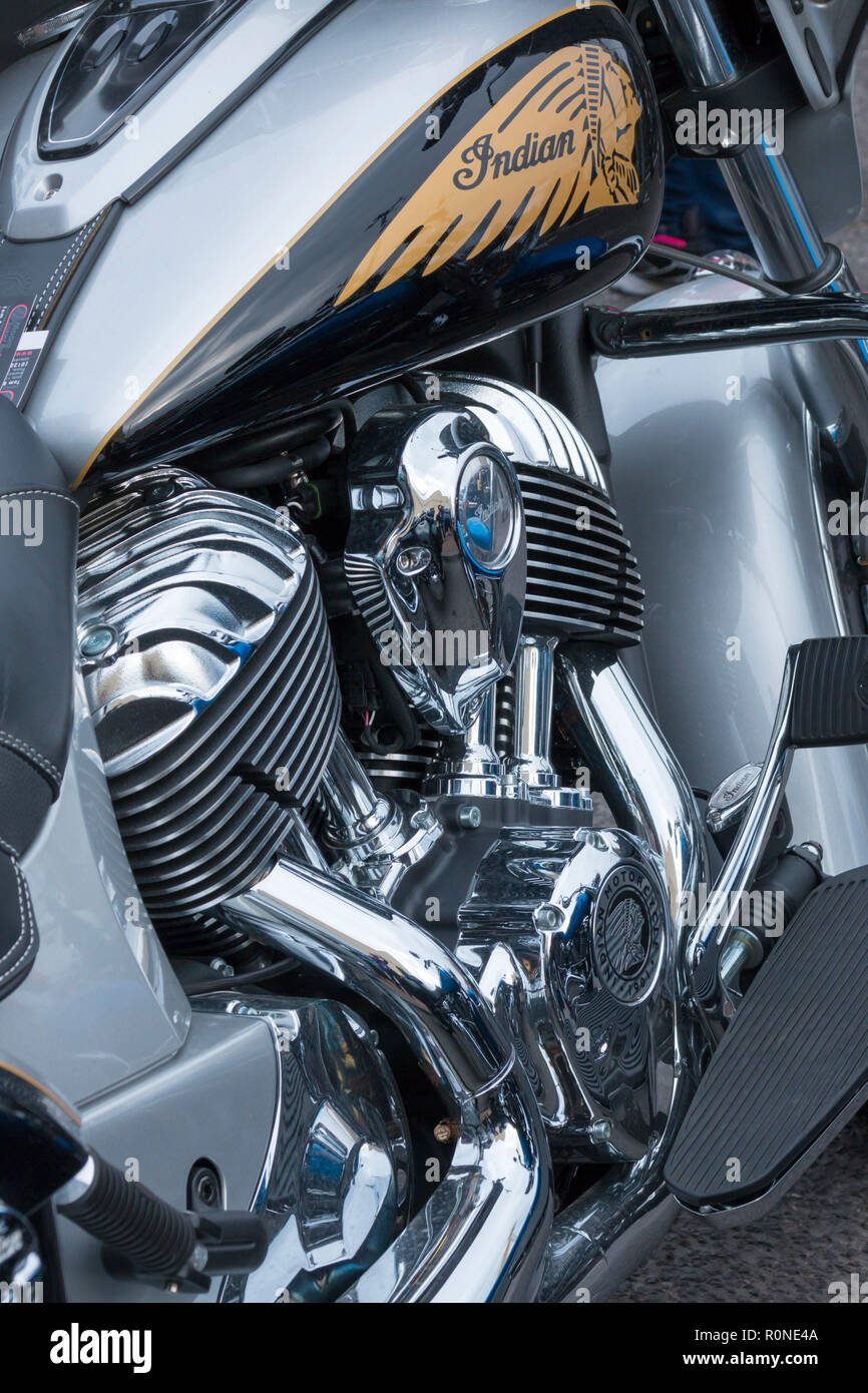 Harley davidson custom paint job hi-res stock photography and images ...