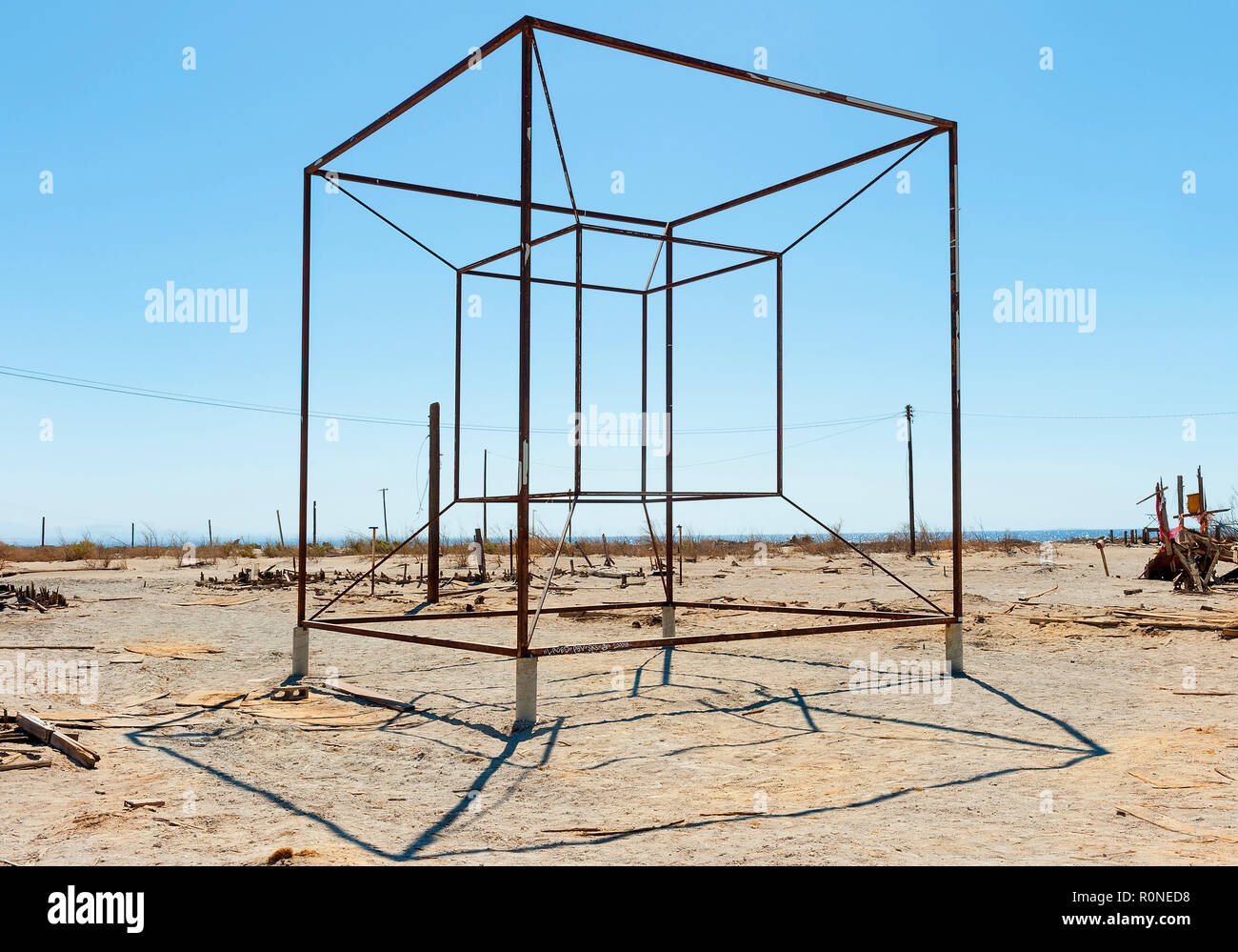 Bombay Beach on the Salton Sea, California, USA Stock Photo - Alamy