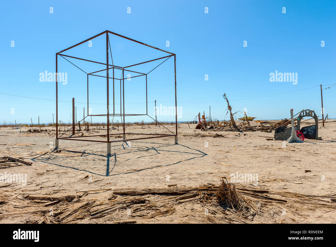 Bombay Beach on the Salton Sea, California, USA Stock Photo - Alamy