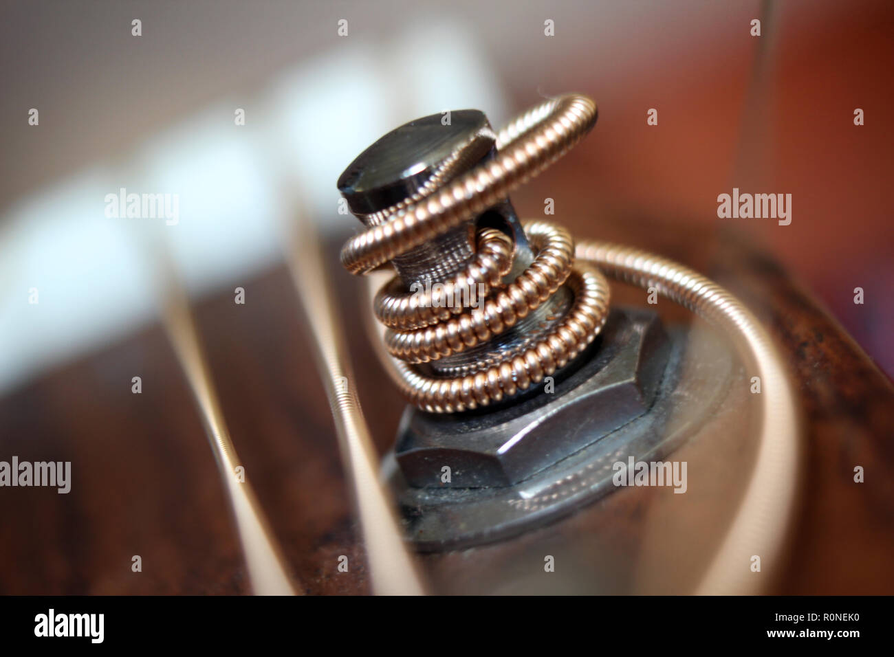 Guitar strings macro hi-res stock photography and images - Alamy