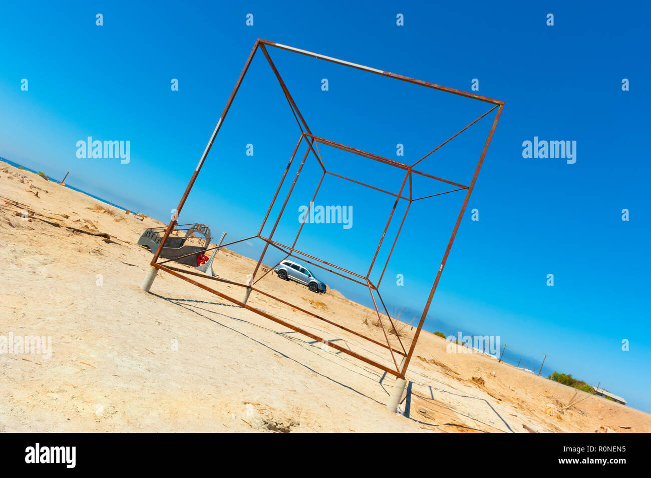 Bombay Beach on the Salton Sea, California, USA Stock Photo - Alamy