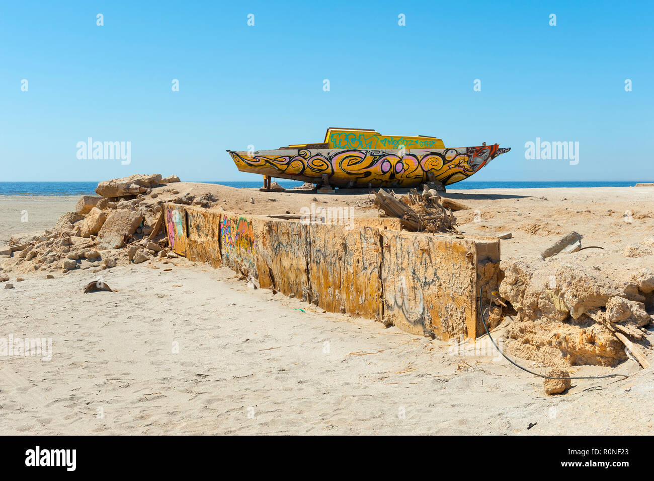 Bombay Beach on the Salton Sea, California, USA Stock Photo - Alamy