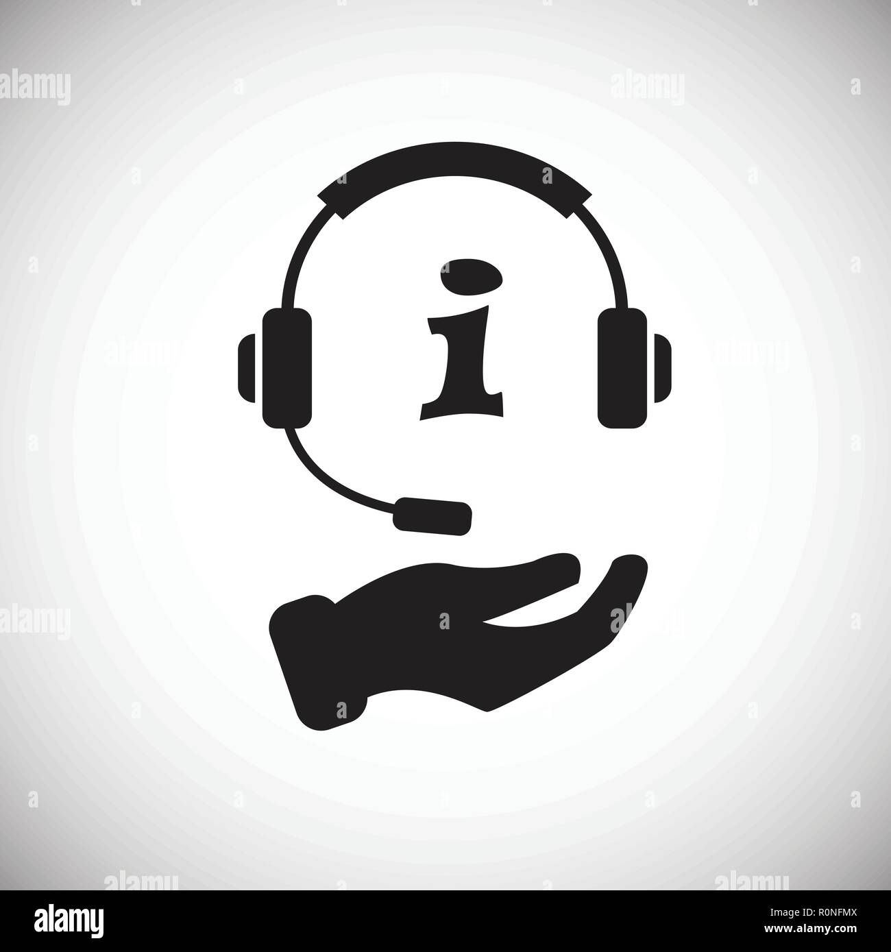 Customer care on white background Stock Vector Image & Art - Alamy